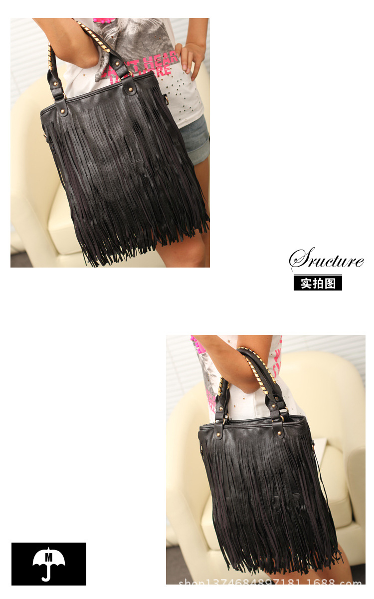 Купить мода женщин кисточкой сумка крест тела messenger сумка молнию ...