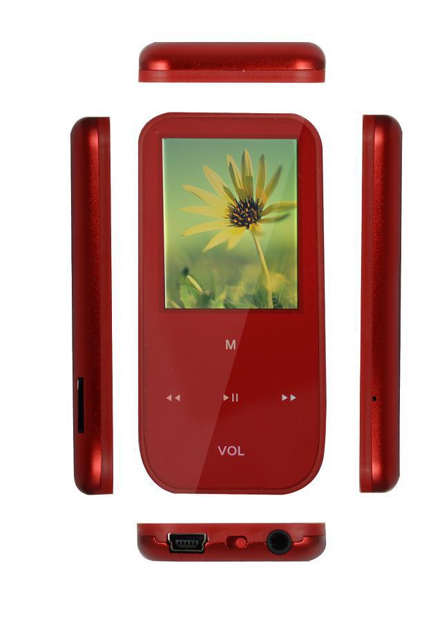 超薄研发1.8寸New MP4 Player 金属底壳热销MP4 FM TF AMV OEM - 数码批发网